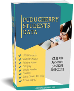 OnlineData PUDUCHERRY Students Database (Class X, CBSE, 2019-2020 ...