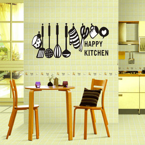 creative kraft 60 cm Black vinyl sticker for kitchen Self Adhesive ...
