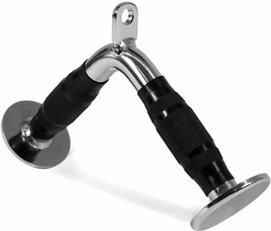 Wearslim Tricep V-Bar with Rubber Handgrips, V-Shaped Press Down Bar ...