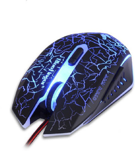 Bluefinger Adjustable DPI Gaming Mouse USB Wired 4Color 7 Programmable ...