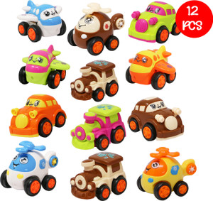 FIDDLERZ Unbreakable Power Friction Pull Back, Push and Go Miniature ...