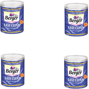 Berger Easy clean-04 White Distemper Wall Paint Price in India - Buy ...