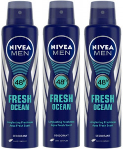 NIVEA Deo for women 3 set of Fresh Ocean deo for deo nivia deo Body ...