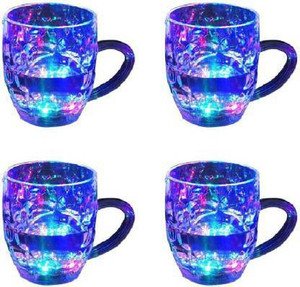 j h traders Inductive Rainbow Color Cup LED Flashing 7 Color Changing ...