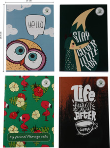 Edulife My Personal Flaming Notes Regular Notebook Register Single LIne ...