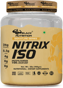 Black Nutrition NITRIX ISO 100%Protein From Isolate Whey For Rapid ...