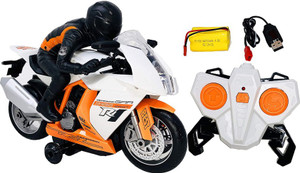 SANJARY High Speed Stunt RC Motorcycle Bike for Kids, Big Bike Remote ...