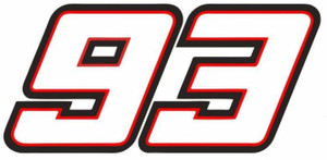 Signkart 30.48 cm 93 Racing Sticker for Helmet, Bike, Car, Guitar Auto ...