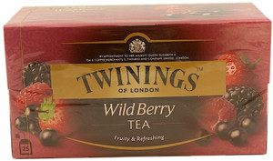 TWININGS Wild Berry Tea Fruity & Refreshing 25 Tea Bags Instant Tea ...