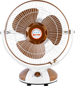 THE. Sarita Table Fan with Powerful High 3 Speed Motor 300 mm Ultra ...