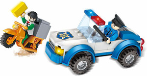 LODESTONE COGO City Police Blocks Game Cogo Series 4116, Set of 98 ...