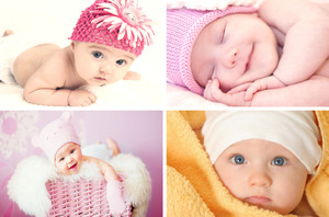 Cute Baby 1 Poster (Set of 4) Images Combo Wall Paper Posters |Baby ...