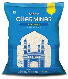 KOHINOOR Charminar Rozana Basmati Rice (1 kg) Basmati Rice (Medium ...