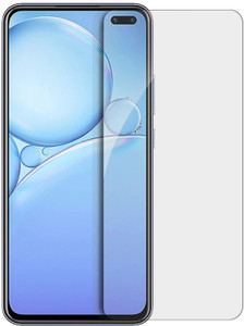 Fovtyline Tempered Glass Guard for Vivo V19, (Matte Finish Glass With ...