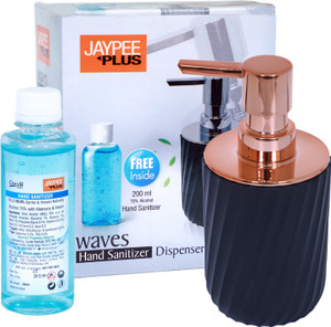 Jaypee Plus Waves dispender with free sanitizer 275 ml Sanitizer Stand ...