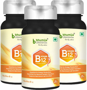 Bhumija Lifesciences Vitamin B12 1500 mcg with Folic Acid and ...