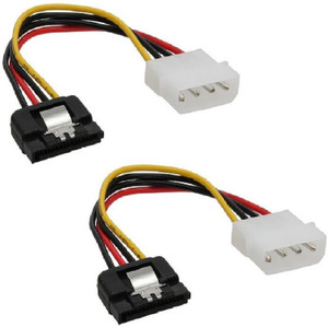 SKYBLUE Power Cord 0.2 m 6"inch 4 Pin Ide Molex Male to 12 Pin Serial ...