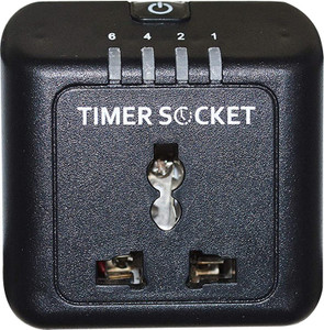 13-HI-13 BEST Automatic Cut Off Timer Socket BLACK (PACK OF 1 ...