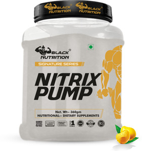 Black Nutrition NITRIX PUMP Pre-Workout Drink For Energy,Muscular ...
