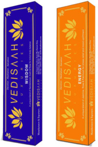 Vedisaah Combo of Energy & Wisdom Fragrant Incense Sticks with Goodness ...