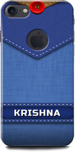 WallCraft Back Cover for Apple iPhone 8 KRISHNA NAME, K LETTER, BLUE ...