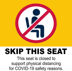 The Print Factory SKIp THIS SEAT Emergency Sign Price in India - Buy ...