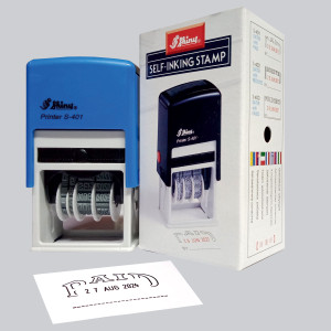 SHINY PAID Date Stamp Signature place Self-Inking Price in India - Buy ...