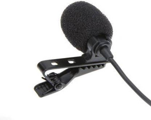 menaso 3.5mm Jack + Metal Clip Collar Mic for Voice Recording, Mobile ...