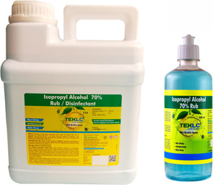 TEKLC Alcohol Rub 5lit + Alcohol Rub 500ml Hand Rub Can - Price in ...