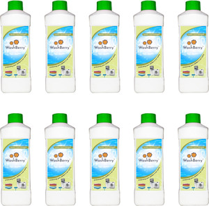 WASHBERRY INDIA Regular WL 1 Ltr. (Pack of 10) Multi-Fragrance Liquid ...