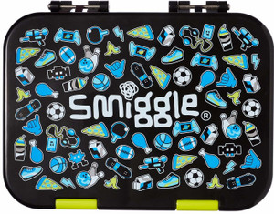 Flipkart.com | Smiggle Life Small Happy Bento Lunchbox | Black 4 ...