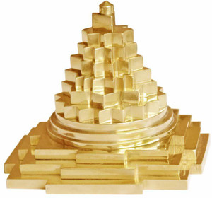 Shubhanjali Reiki Healing Meru Shiv Shakti Yantra Panch Dhatu(Mix Metal ...