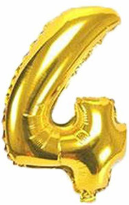 Flipkart.com | BanteyBanatey Solid Number 4 Letter Balloon - Letter Balloon
