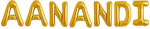 Flipkart.com | CC&S Solid "AANANDI" Name Decoration Letter Foil Balloon ...