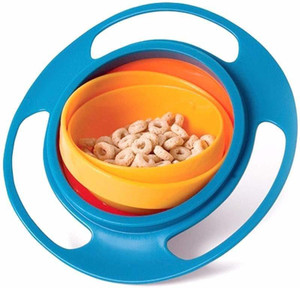 Mysticoal Plastic Serving Bowl Kids Magic Bowl Universal 360 Rotate ...