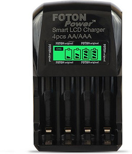 FOTON POWER LCD Pencil Cell Quick Charger (Pencil Battery Charger)with ...