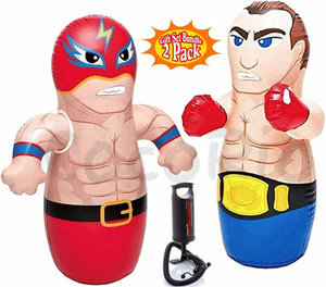 YOUNG STAR Hit Me Toy for Kids 3-D Inflatable Bouncer Toy Sand / Water ...