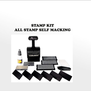 SHINY Rubber Stamp Self-Inking Printing Kit Self Making S-600 Self ...