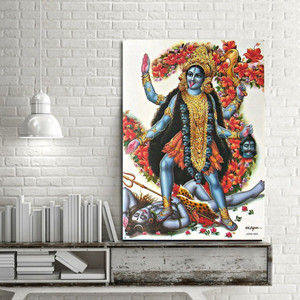 voorkoms 45.72 cm Kali Mata Ji Wall Sticker Removable Sticker Price in ...
