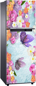 Art Kafe 61 cm Butterflies Fridge Sticker Self Adhesive Sticker Price ...