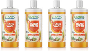 Etanol Hand Wash 500 ml Pack of 4 | Germ Protection Liquid Hand Wash ...
