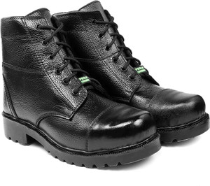 Para Commando Genuine Leather NCC Army Military Boot Shoes Lace Up For ...
