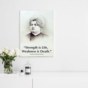 voorkoms 45.72 cm Swami Vivekananda Wall Sticker Removable Sticker ...