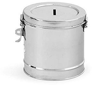 Steelone Stainless Steel Round Shape Money Bank Piggy Banks Antique ...
