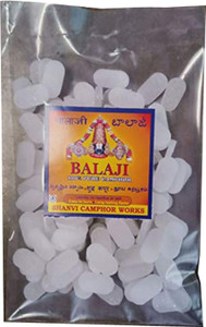 SHANVI CAMPHOR WORKS Pure Camphor for Pooja 50 Grams (Capsule Shaped ...