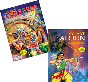 Set Of 2 Books | Children Story Books : Veer Karna And Valiant Arjun ...