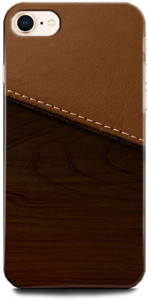 INDICRAFT Back Cover for Apple iPhone SE 2020 BROWN, LEATHER TEXTURE ...