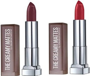 MAYBELLINE NEW YORK CS Creamy Matte 641 Pink My Red Free with CS Creamy ...