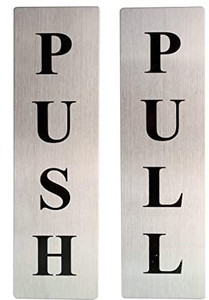 Lakshya Signages Push & Pull Metal Signage Board Emergency Sign Price ...