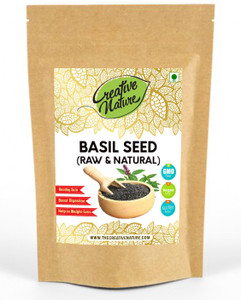 Creative Nature Basil Seeds / Tukmariya / Sabja / Bapji Seed Helps in ...